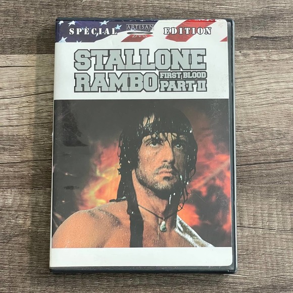 Artisan | Media | Dvd Rambo First Blood Part Ii Sylvester Stallone ...
